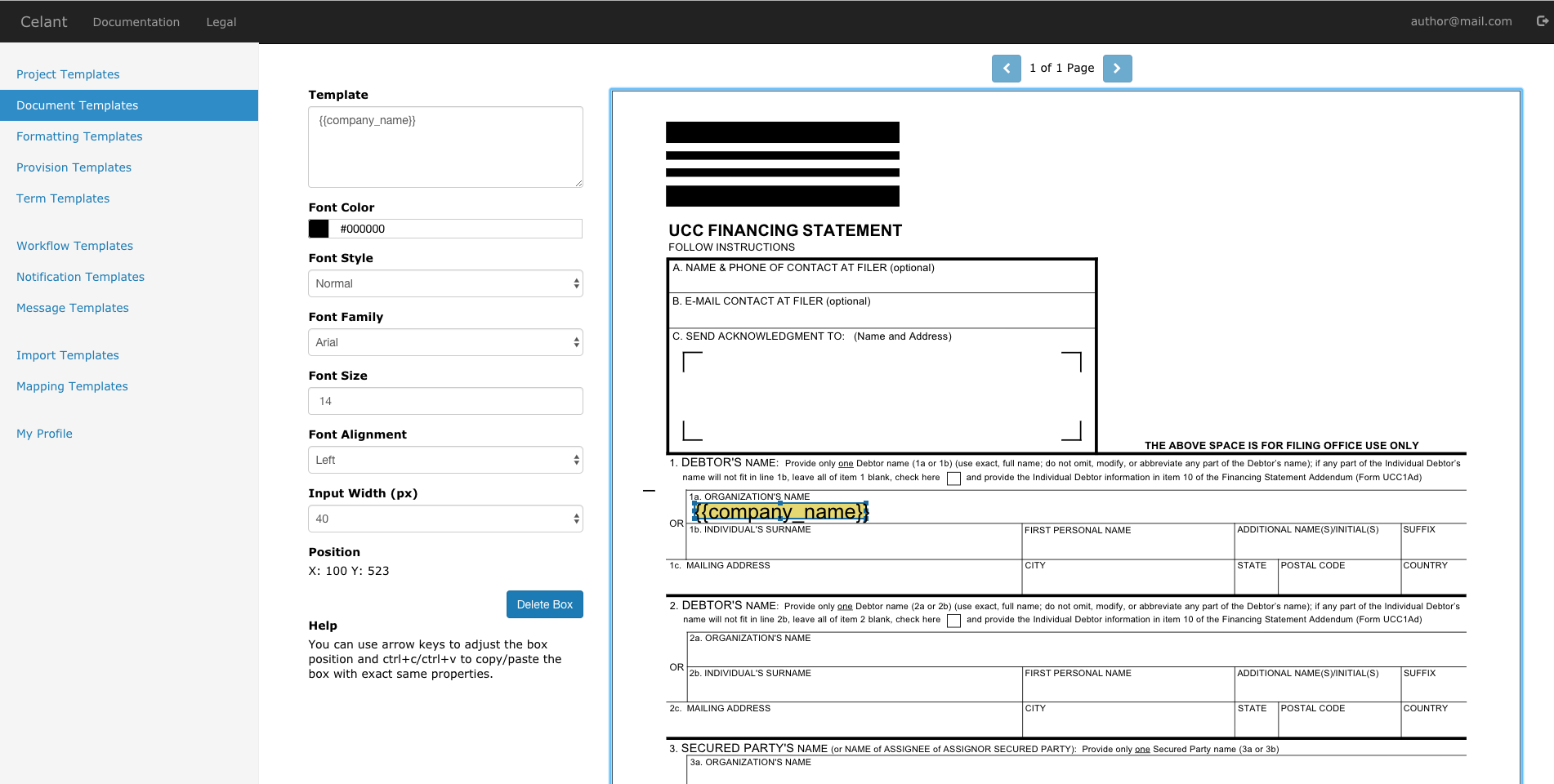 Celant Documentation: Authors