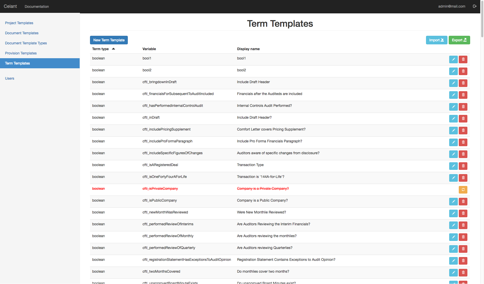 Celant Documentation: Authors